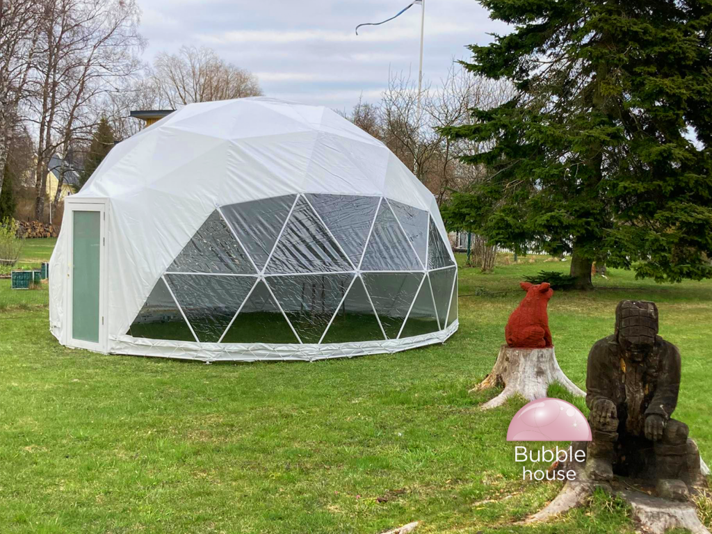 10m glamping kuppeltelk – Bubble house
